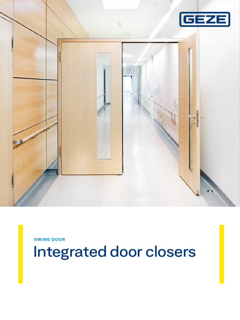 GEZE Product Brochure en 34750 | PDF | Door | Trigger (Firearms)