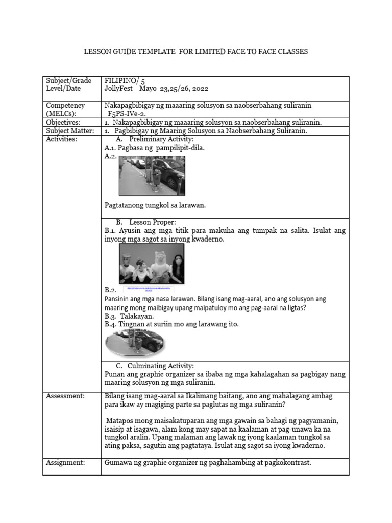 LG-F2F 5 Q4 Mod 5 | PDF