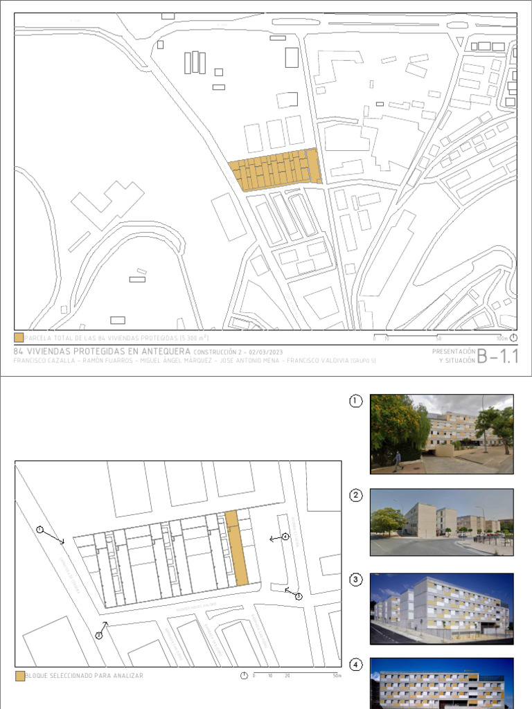 Ejemplo planos construcción 2 | PDF