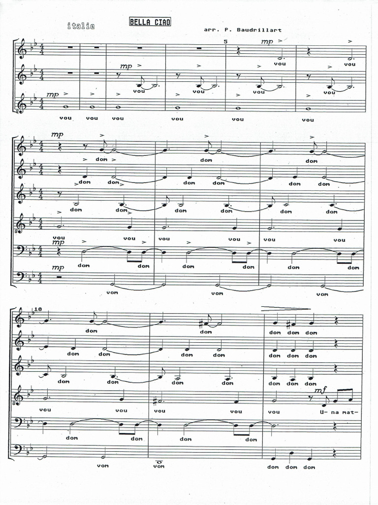 Bella Ciao Baudrillart | PDF