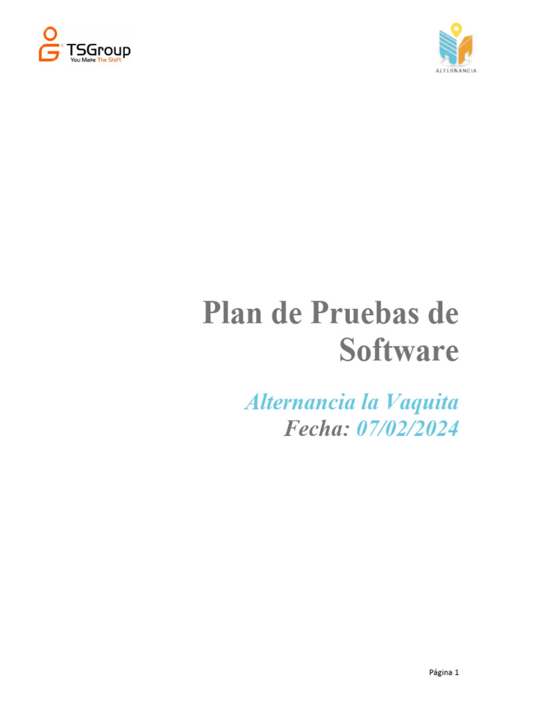 PMOInformatica Plantilla de Plan de Prueftware | PDF | Pruebas de software | Software