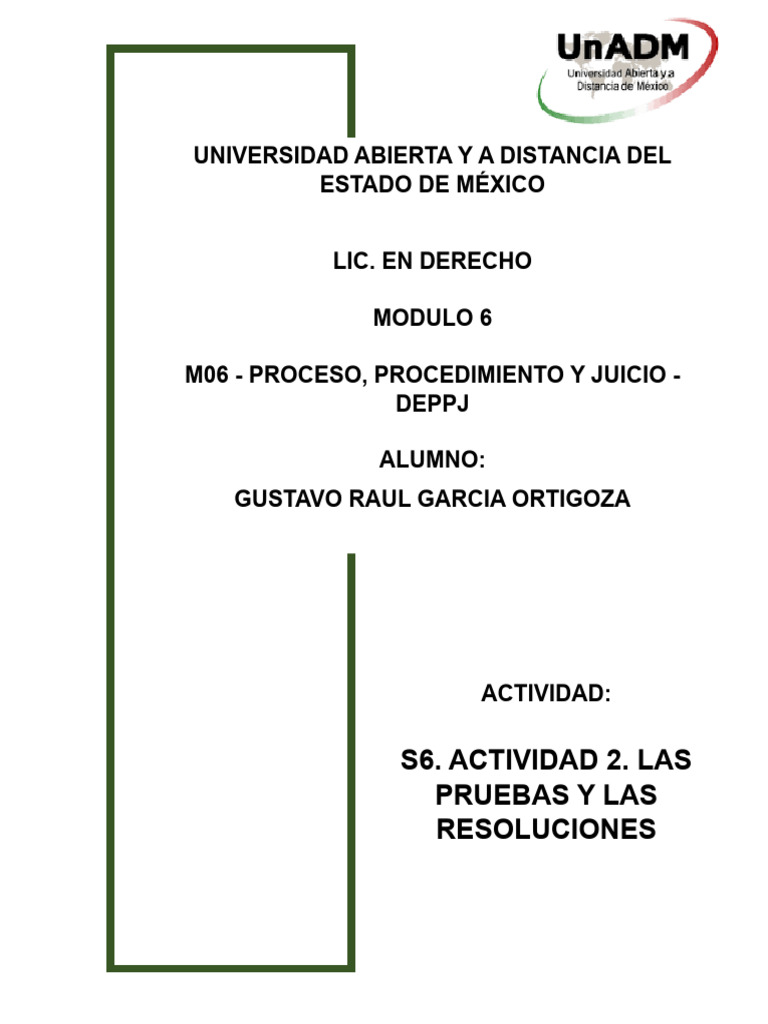 M6 U3 S6 A2 Gugo | PDF | Sentencia (ley) | Juez