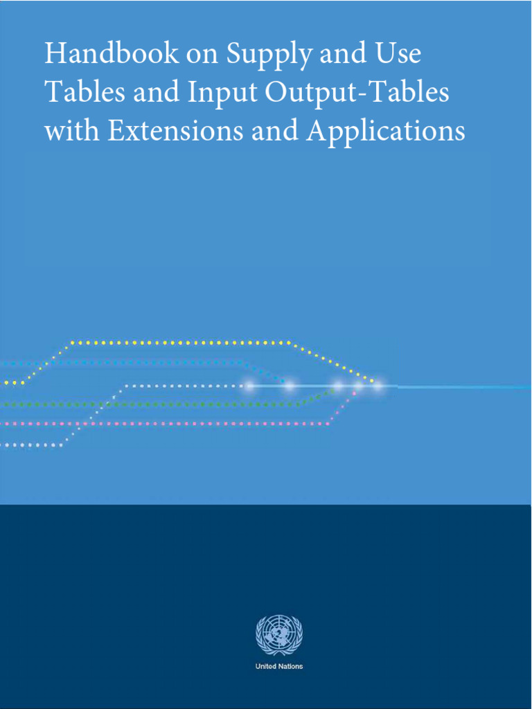Sut Iot Hb Final Cover | PDF | Input–Output Model | National Accounts