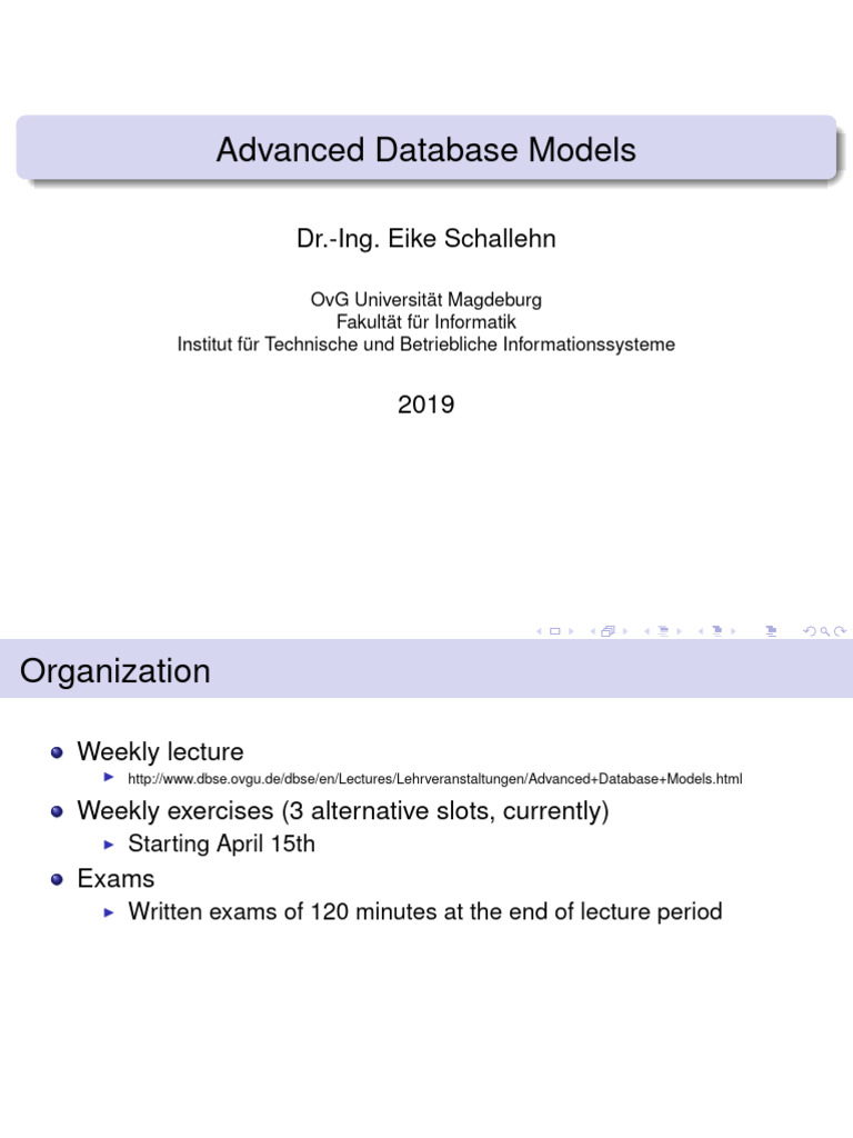 Adbm | PDF | Relational Database | Databases