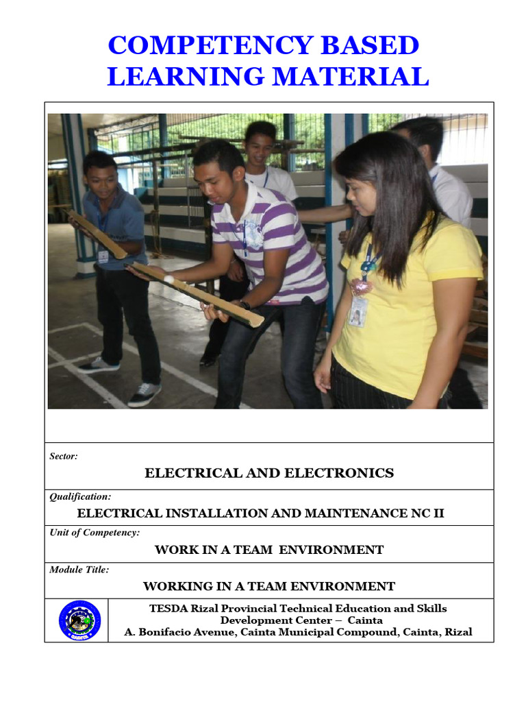 BASIC-WORK-IN-A-TEAM-ENVIRONMENT | PDF | Socialization | Gender Role