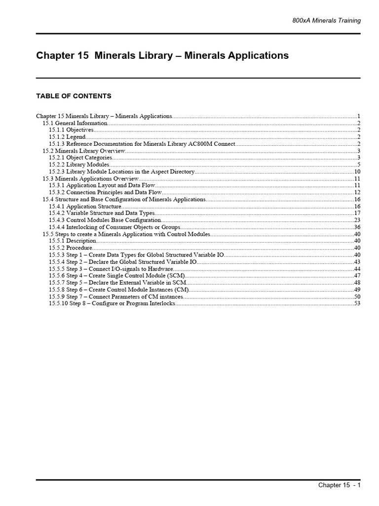 H651-15.1 Minerals Applications - RevE | PDF | Library (Computing) | Data Type