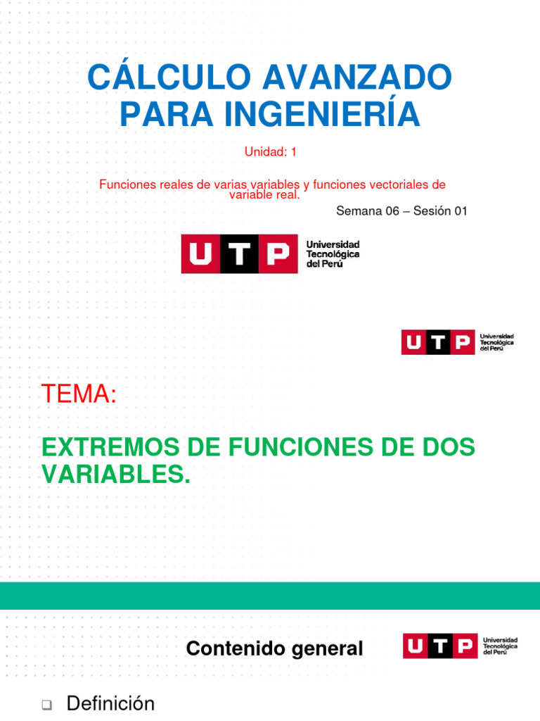 S06.s1-Extremos de Funciones de Dos Variables | PDF | Función ... S06.s1-Extremos de Funciones de Dos Variables | PDF | Función ...