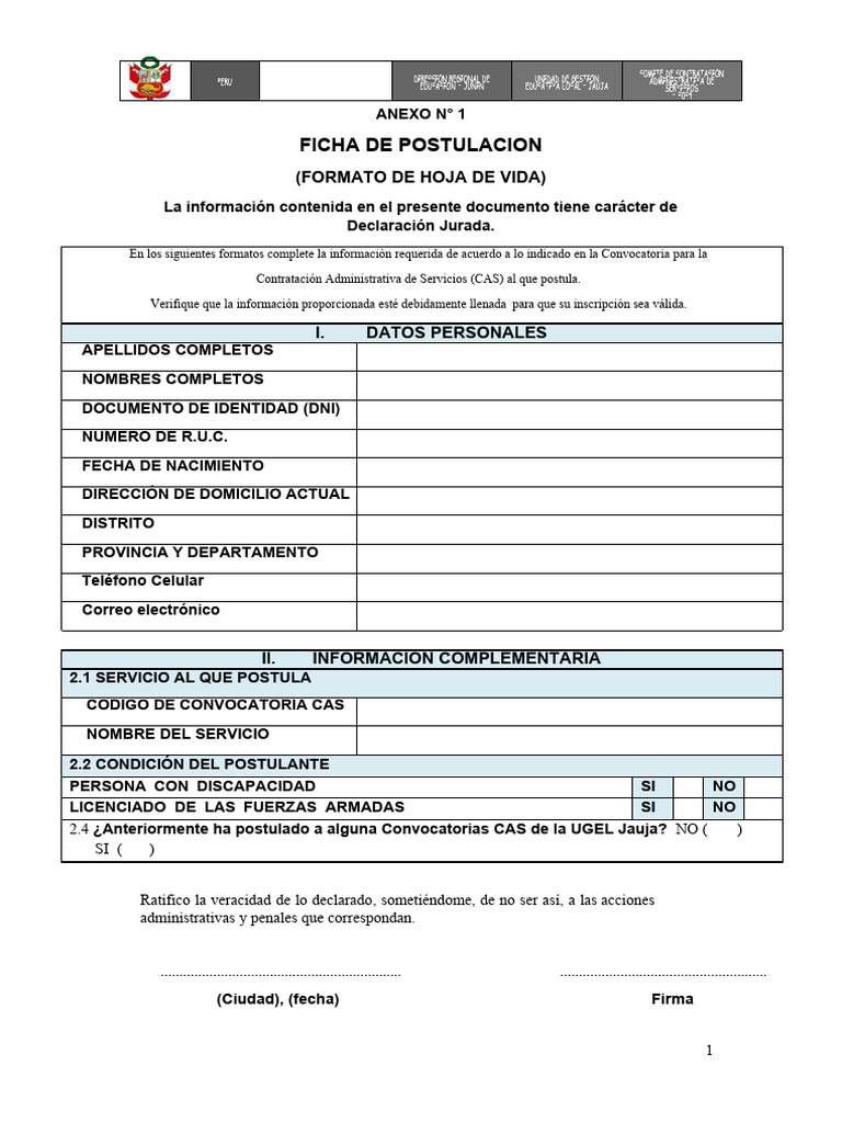 Anexos Cas 2024 | Descargar gratis PDF | Documento de identidad ...