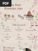 Hard To Find - Sinesipo Jojo | PDF | Poetry | Feeling