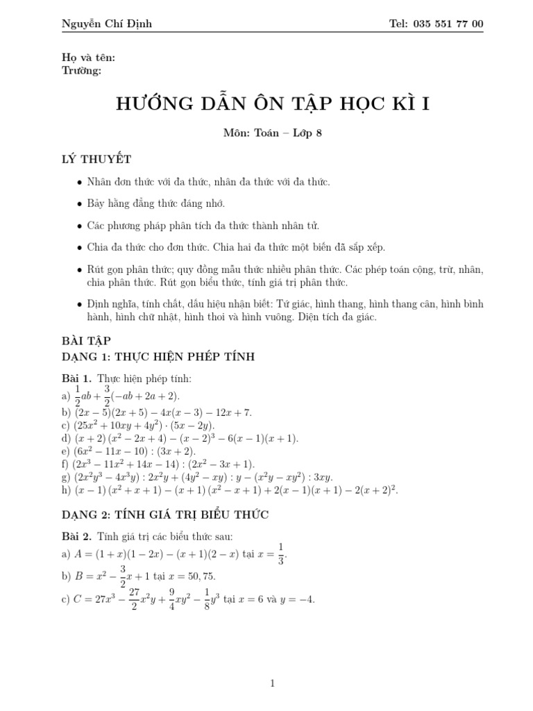 HKI Toan8 | PDF