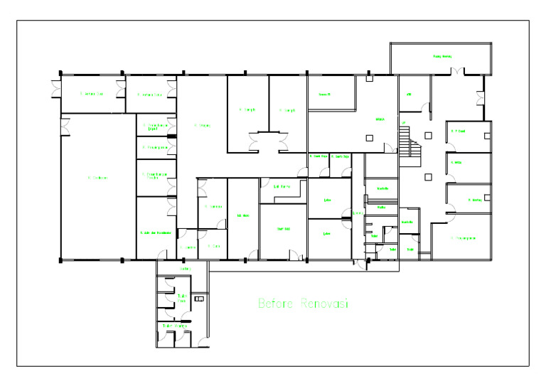 Layout HRGA Before Renovasi | PDF