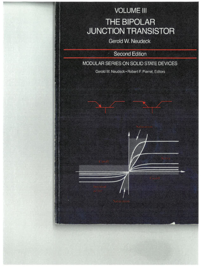 Neudeck and Pierret - Volume III - BJTs | PDF