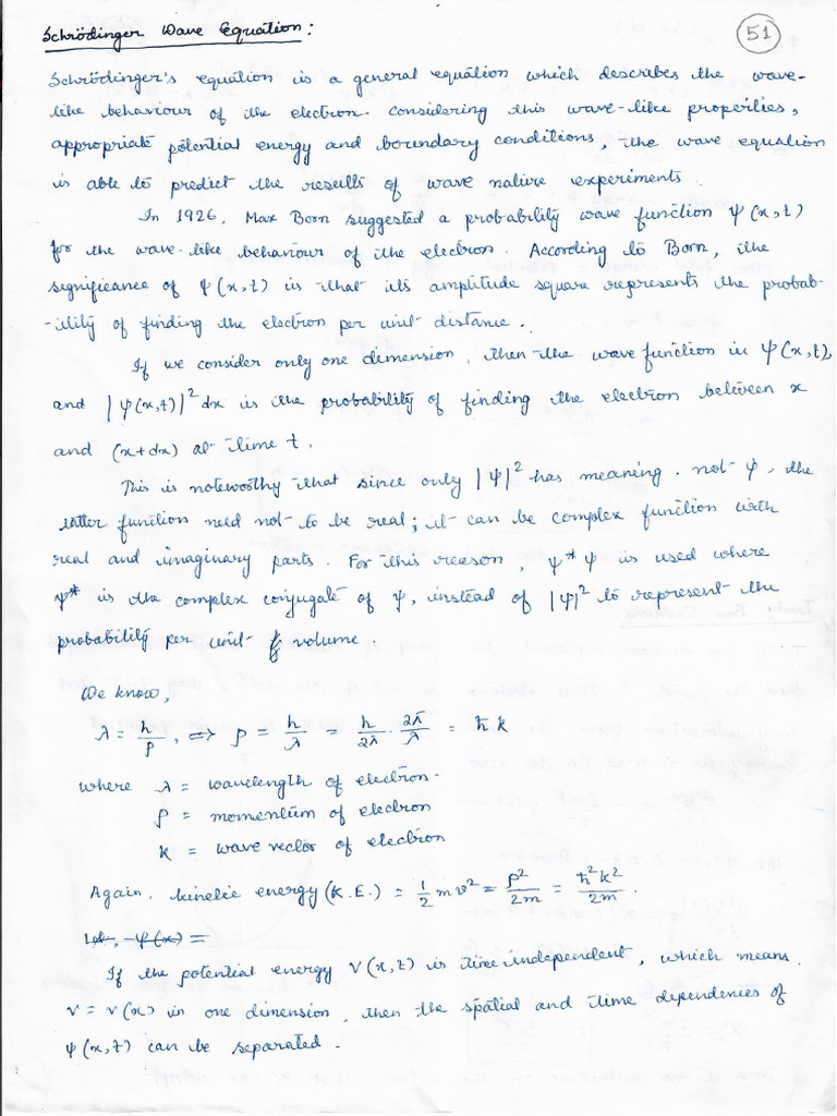 Schrodinger Wave Equation For Truly Free And Infinite Potential