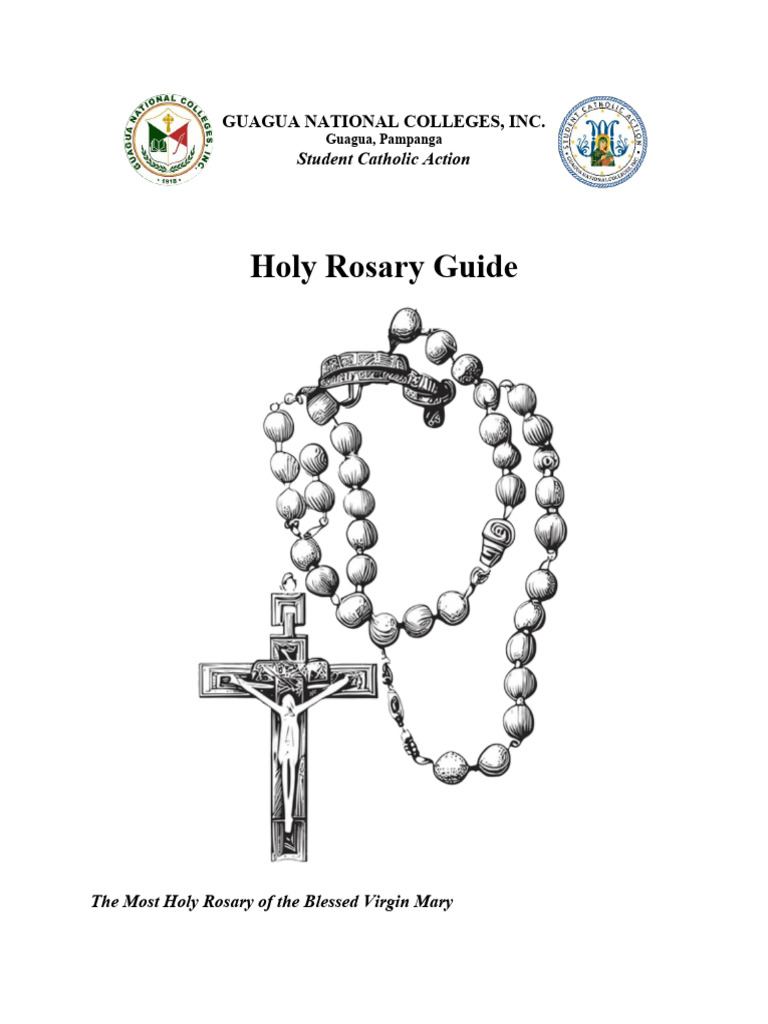 Holy Rosary Prayer Guide | PDF | Mary, Mother Of Jesus | Jesus