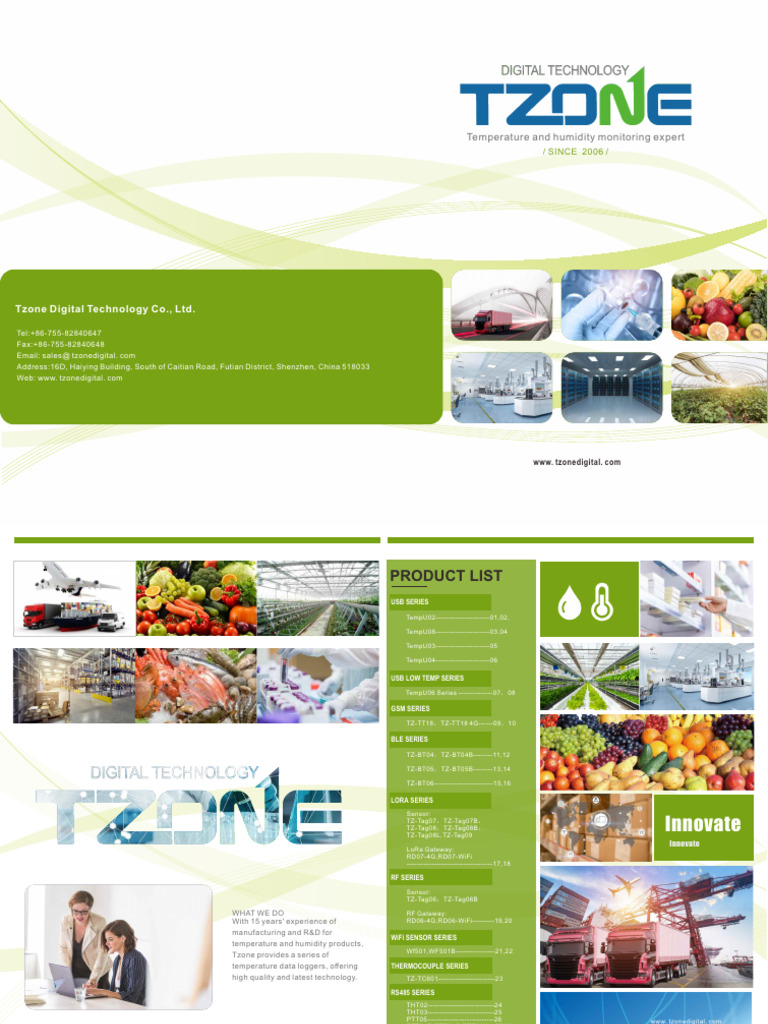 Catalog | PDF | Humidity | Celsius