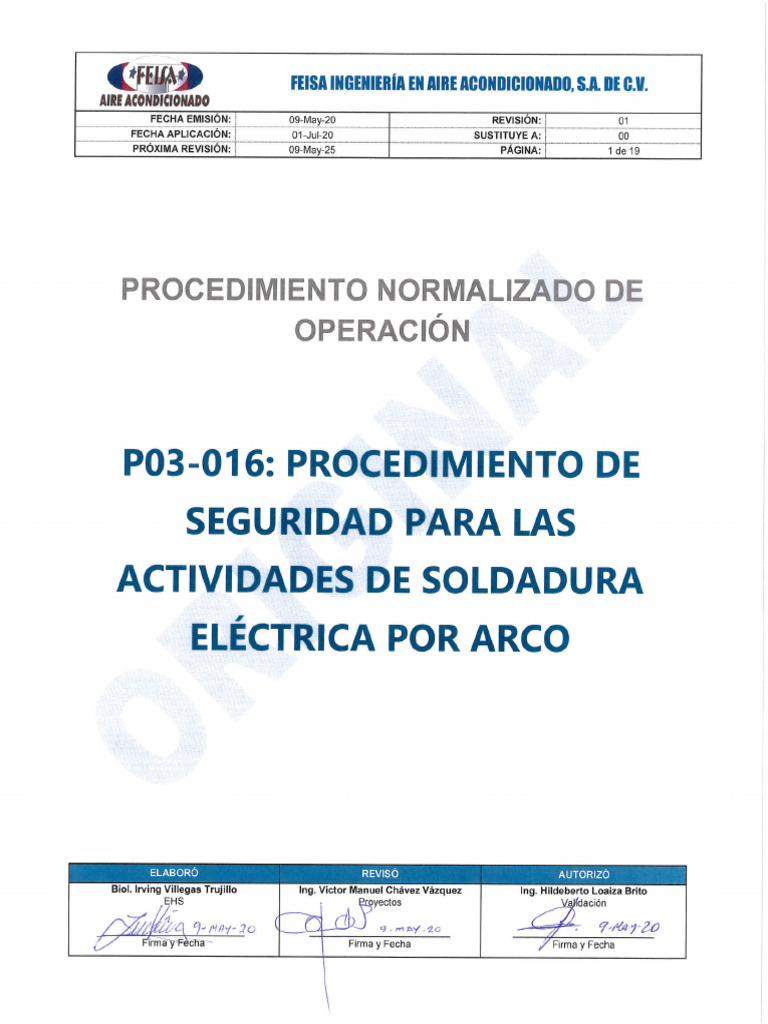 P03-016 - Soldadura Electrica Por Arco | PDF