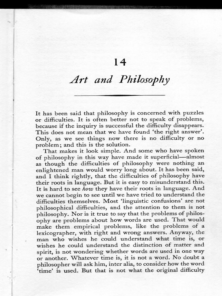 Rhees Art & Philosophy | Download Free PDF | Poetry