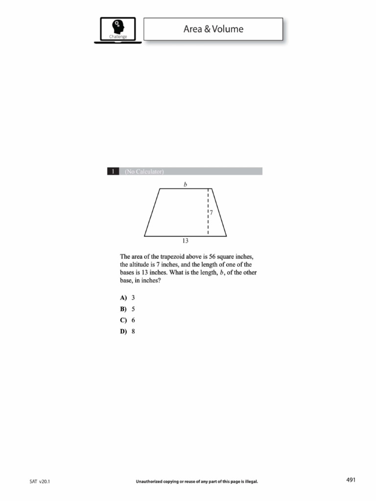 Area and Volume | PDF