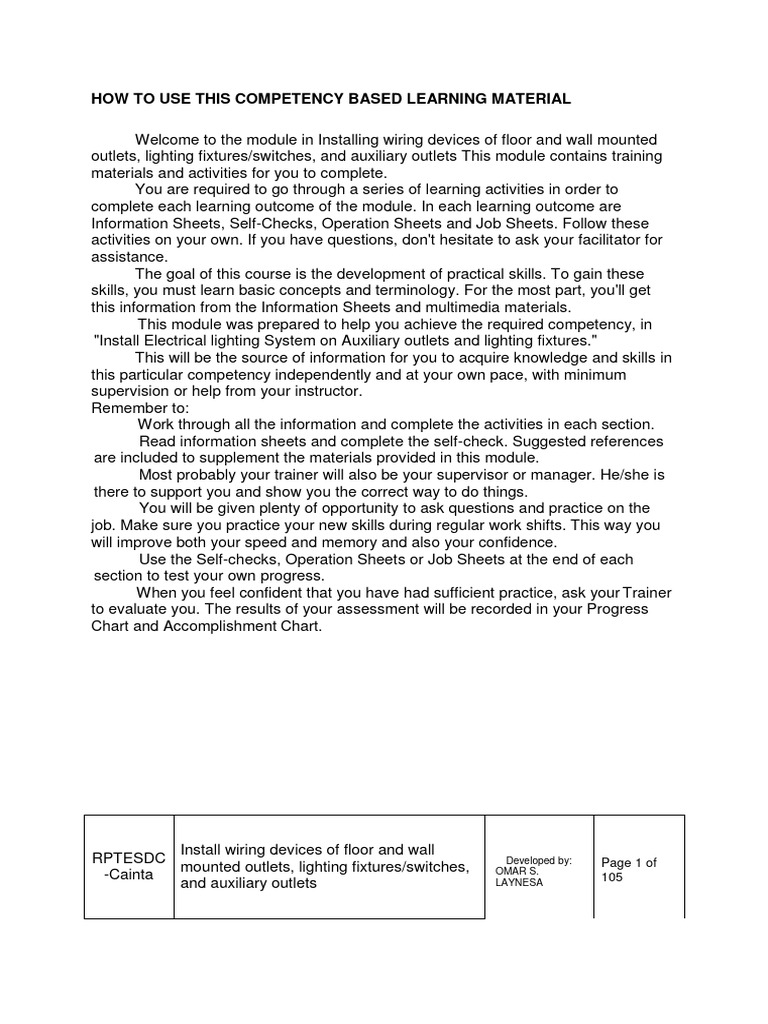 Electrical Wiring Installation Guide | PDF | Fuse (Electrical) | Ac ...