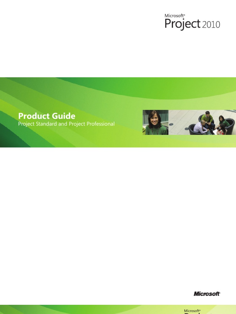 Project Standard and Pro 2010 Product Guide | PDF