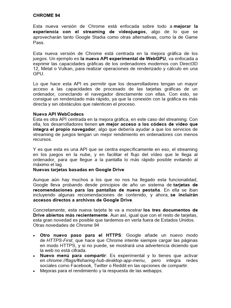 Chrome 94 | PDF | Ventana (informática) | ciberespacio