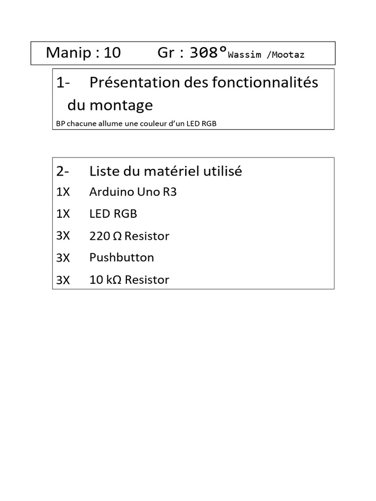 Compte Rendu Manip 10 | PDF | Computer Programming | Computer Engineering