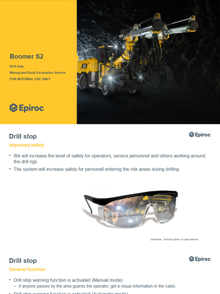 20.drill Stop Boomer S2 | PDF | Drilling Rig | Fatigue (Material)