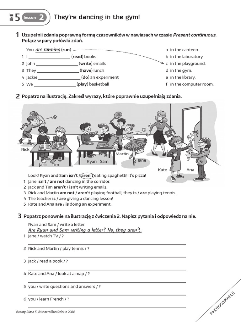 Brainy KL 5 TRF Unit 5 Lesson 2 | PDF