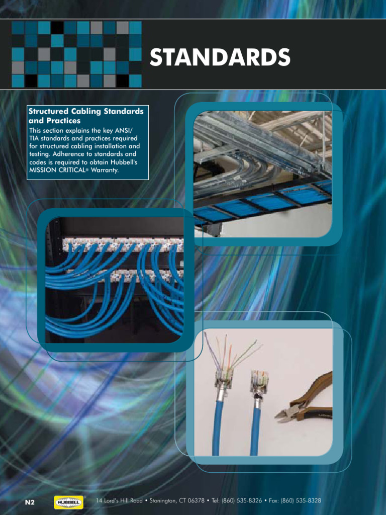Standards: Structured Cabling Standards and Practices | PDF | Computer ...