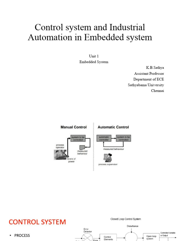Control system | PDF | Embedded System | Telecommunications