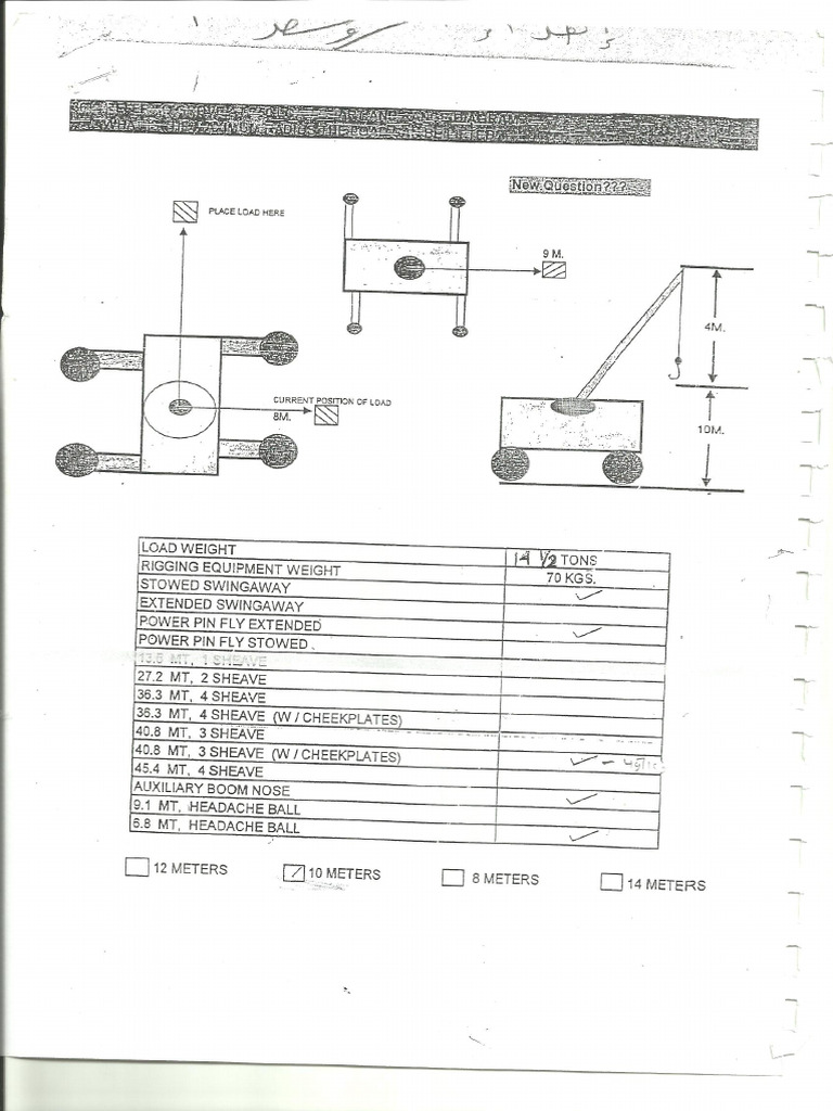 Crane Operator Test | PDF