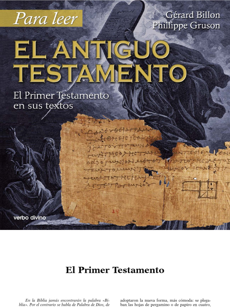 Guía para Leer el Antiguo Testamento | PDF | Biblia | Canon bíblico