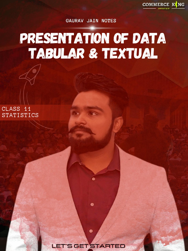 ST 5 Presentation of Data Tabular & Textual | PDF