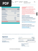 Spectrum Bill | PDF | Payments | Service Industries