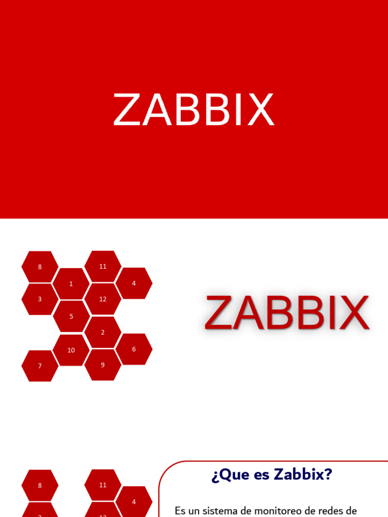 ZABBIX | PDF | Servidor (Computación) | Software de la aplicacion