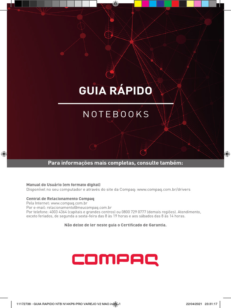 GUIA RAPIDO 43x 45x | Download grátis PDF | Notebook | Microsoft Windows