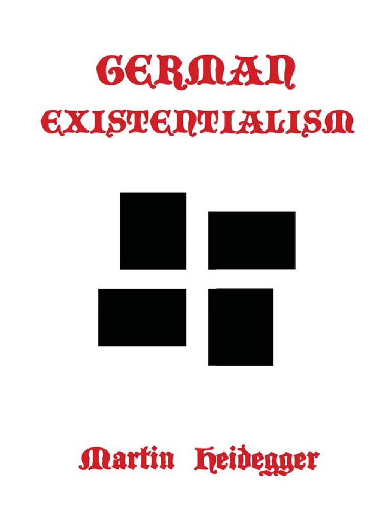 German Existentialism | PDF