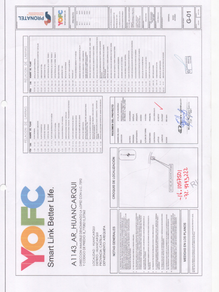 A1143 - Ar - Huancarqui - Plano Red Line | PDF