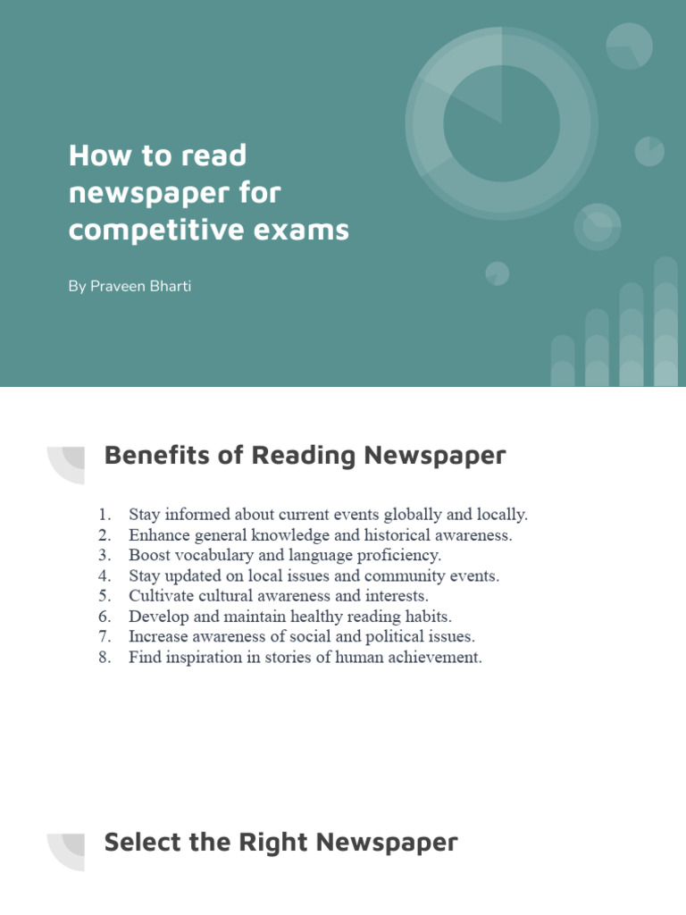 Reading Newspapers for Exam Success | PDF | Vocabulary | Flashcard