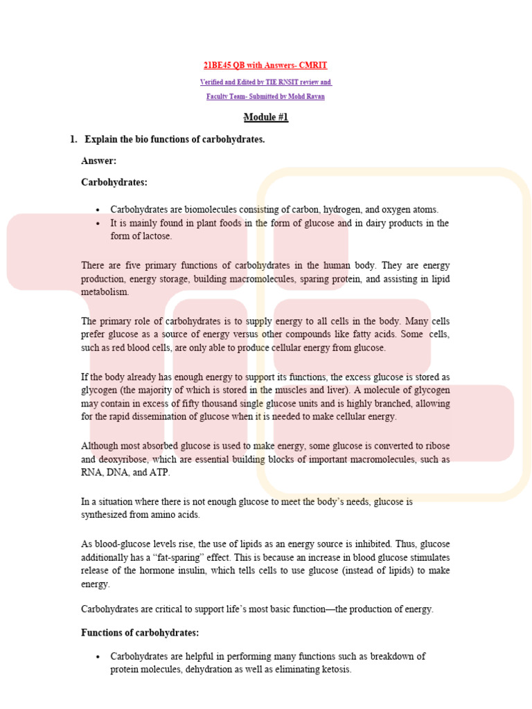 21be45 Simp QB With Answers | PDF | Heart | Lipid