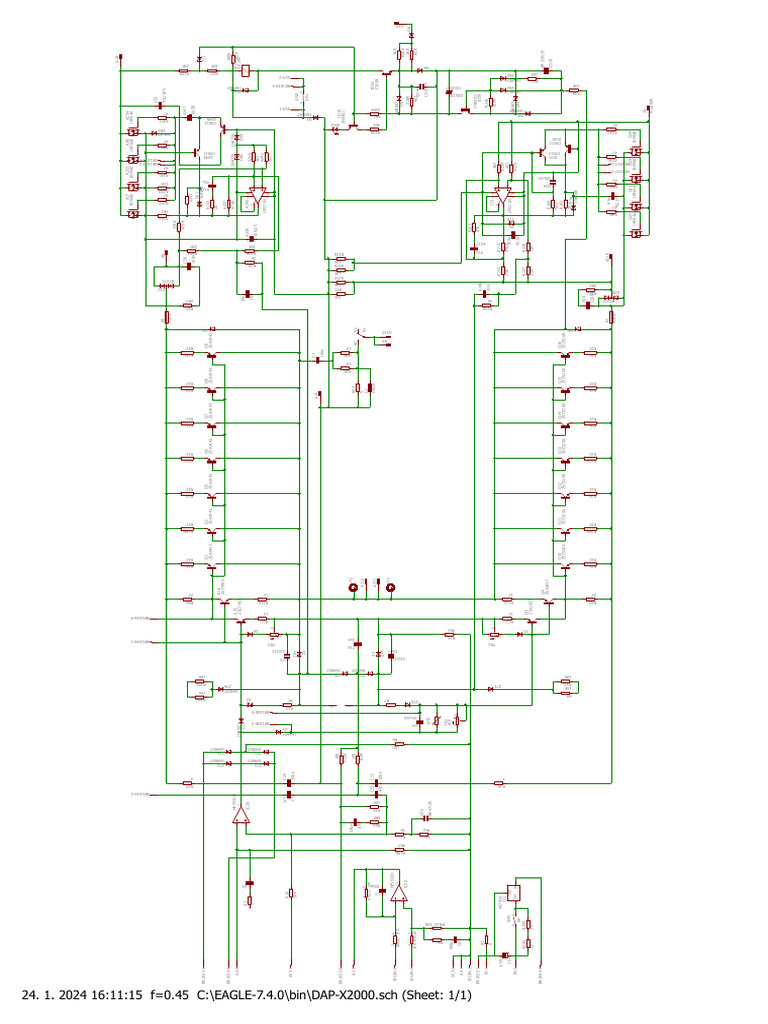 Dap-Audio x2000 Pa Schematic | PDF
