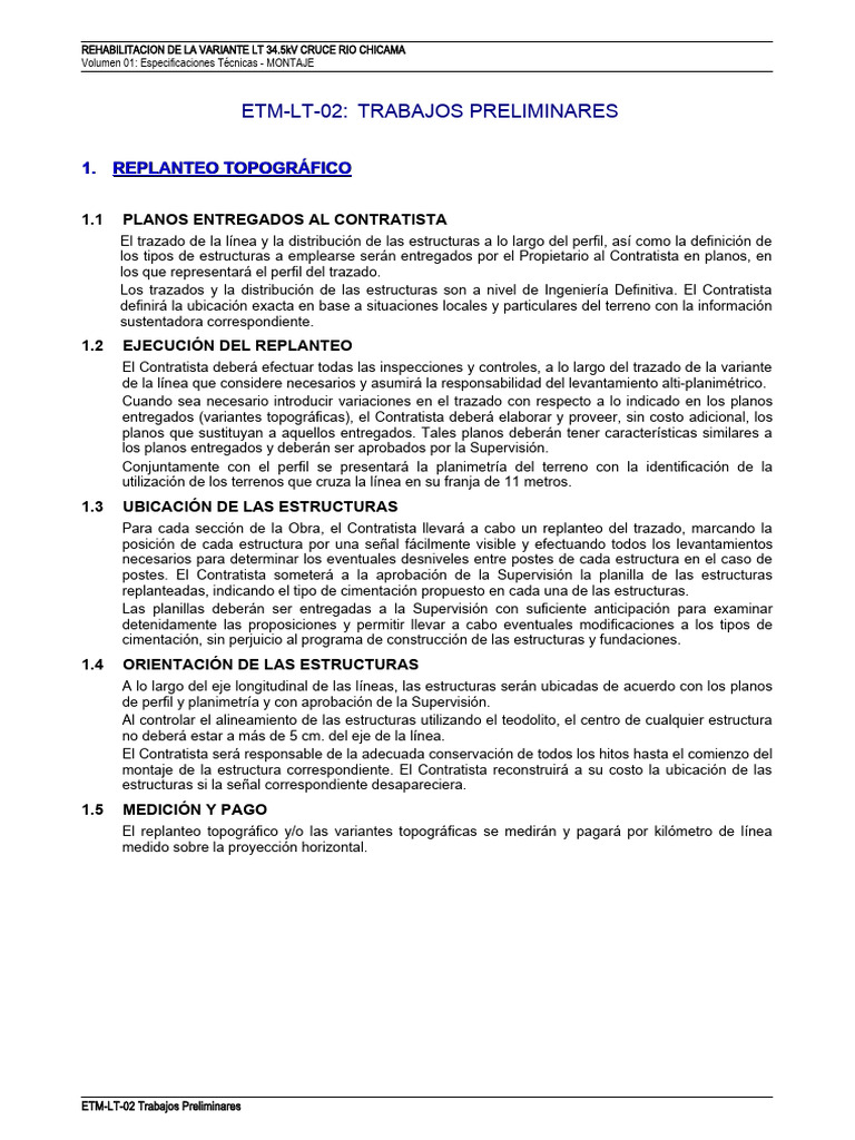 ETM-LT-02 Prel. Ok | PDF | Agrimensura