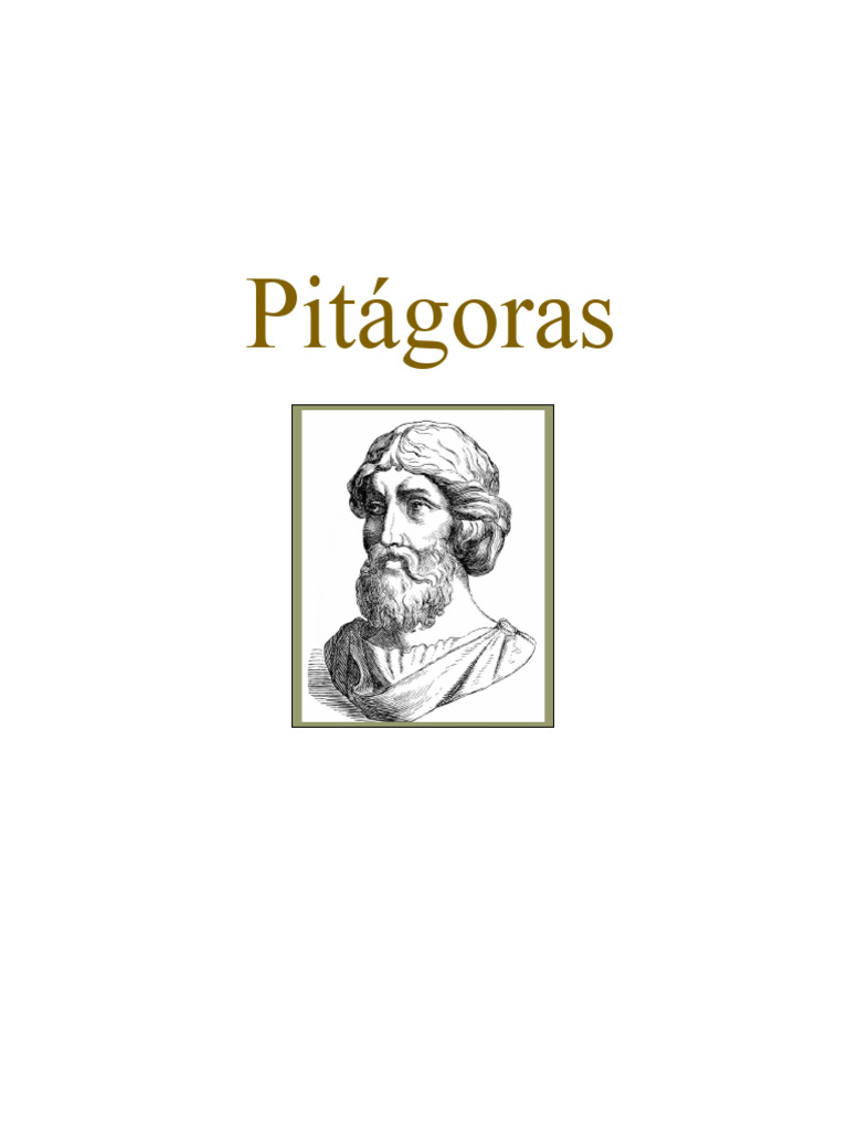 Aportes de Pitágoras en Matemáticas y Filosofía | PDF | Pitágoras ...