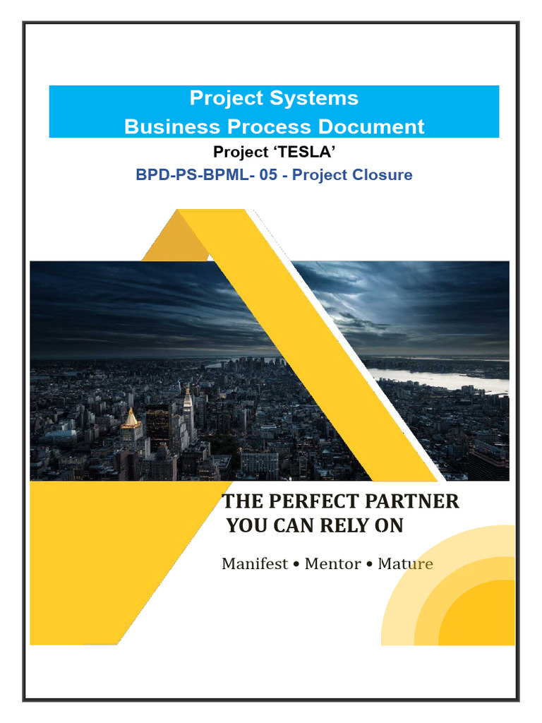 BPD-PS-BPML-05 - Project Closure | PDF | Business Economics | Business