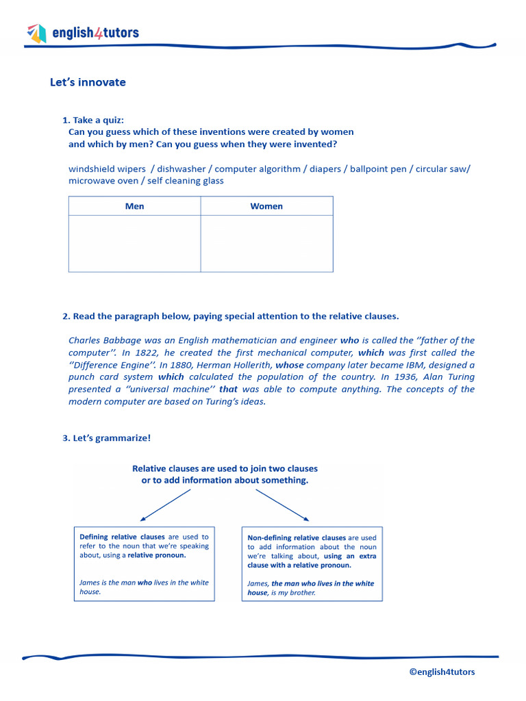 Let's Innovate - Student's Version | PDF | Telephone | Innovation