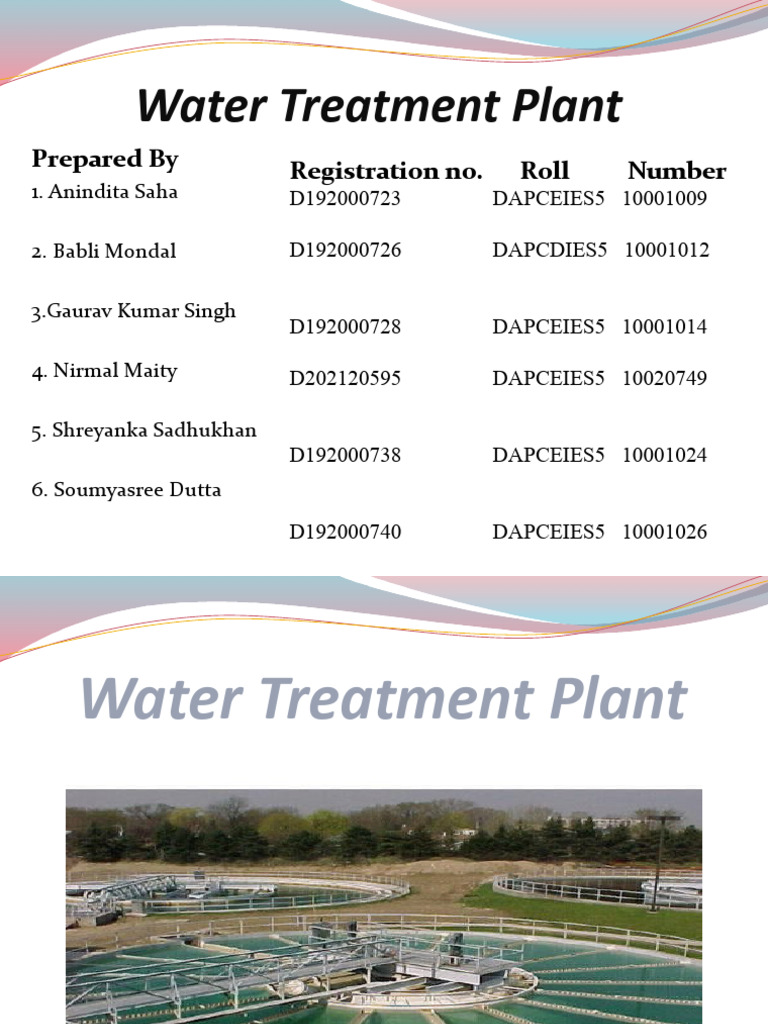 Water Treatment Plant | PDF | Water Purification | Sewage Treatment