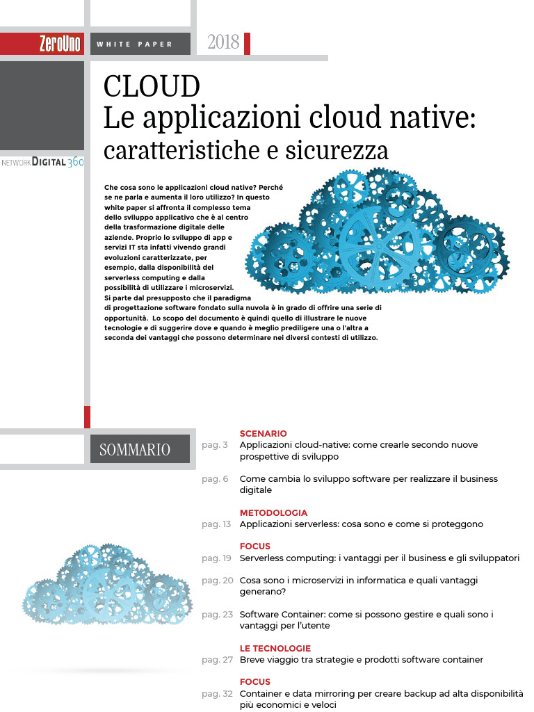 Applicazioni Cloud Native | PDF
