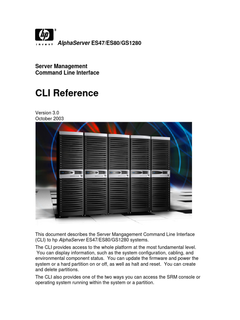 Alphaserver Es47 | PDF | Command Line Interface | Electromagnetic Interference