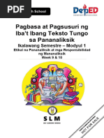 Pagbasa PPT Week3 3RDQ | PDF