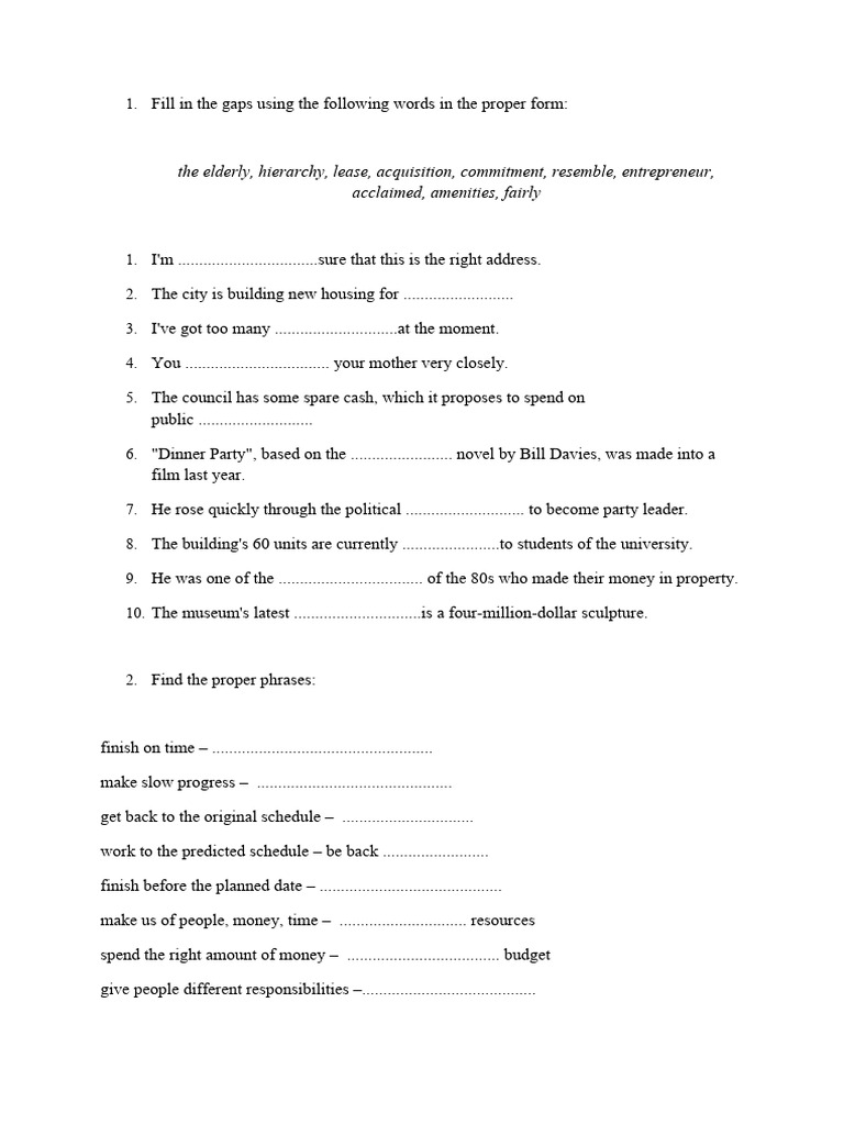 BR B1, IB B1 - Filling in The Gaps | PDF | Home & Garden | Art